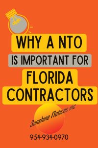 Understanding the Notice to Owner (NTO) and Why It Matters in Florida ...